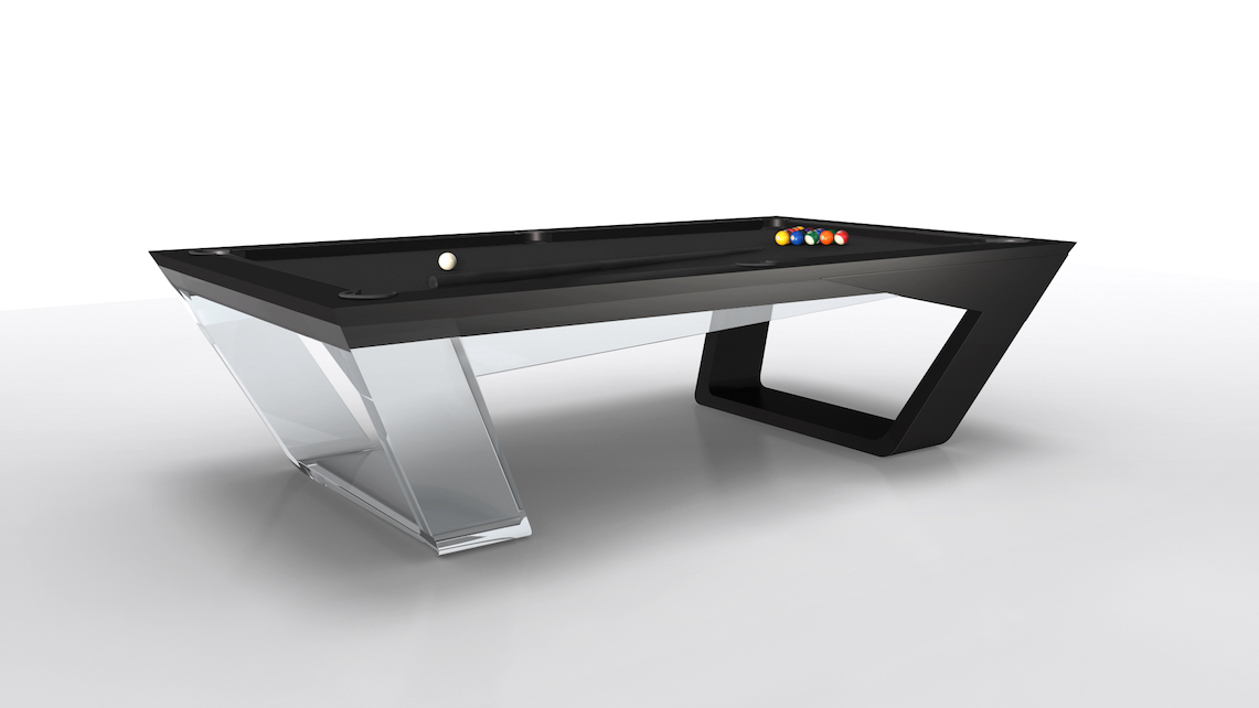 Luxury Avettore Lucite Pool Table - Modern & Custom Design
